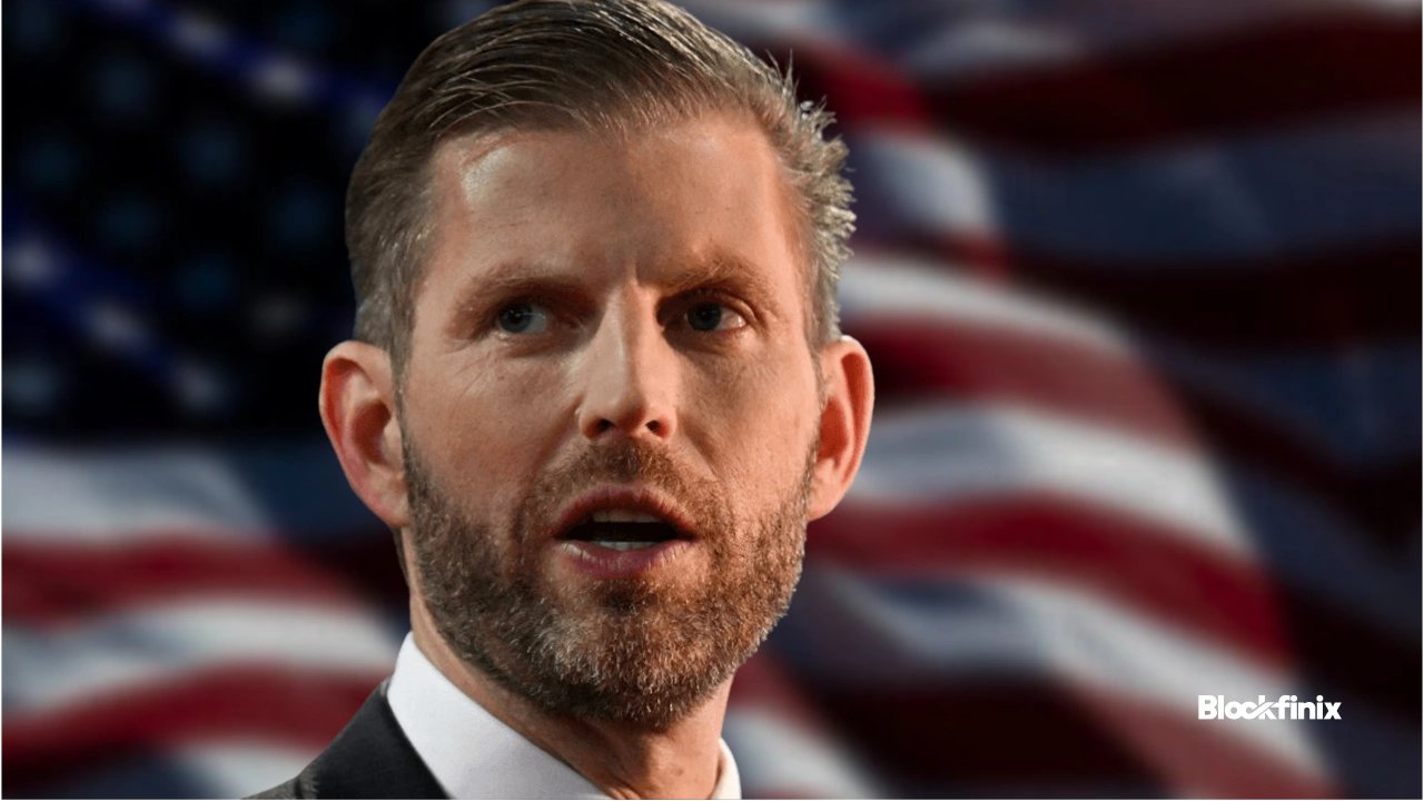 “Adopt crypto or go extinct in 10 years," Eric Trump tells global banks ...